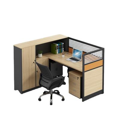 China Office Furniture Combination Double Desk Computer Desk and Chair with Modern Design Style for sale