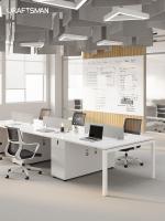 China Business Premises Office Desk and Chair Combination for 2 4 6 People Workstation for sale
