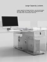 China Business Premises Office Desk and Chair Combination for 2 4 6 People Workstation for sale