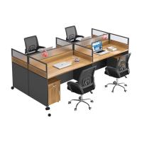 China Modern Style Staff Workstation with Customizable Desks and Chairs Combination for sale