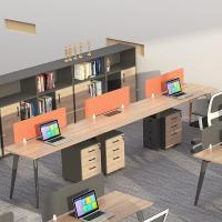 China Extendable Office Furniture Combination for Four Artificial Positions in Modern Design for sale