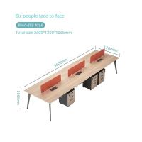 China Extendable Office Furniture Combination for Four Artificial Positions in Modern Design for sale