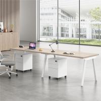 China Office Furniture Combination Simple Modern 4 6 Artificial Seat Table Screen Card Seat for sale