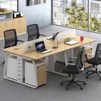 China Modern Simple 4-6 Person Staff Position Combination Desk for Corporate Office Customizable for sale