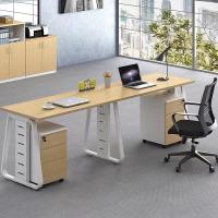 China Modern Simple 4-6 Person Staff Position Combination Desk for Corporate Office Customizable for sale