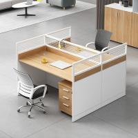 China Four Artificial Bit Combination Office Desk and Chair for Multi-functional Business for sale