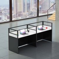 China Supermarket Office Desk Staff Tables and Chairs Combination with Sturdy Construction for sale
