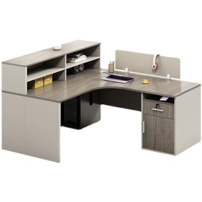 China Modular Desk System for 4 People Customizable Office Furniture in Modern Design for sale