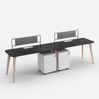China Modern Staff Wooden Executive Desk Cubicle Office Workstation Combination Desk for sale