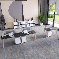 China Modern Staff Wooden Executive Desk Cubicle Office Workstation Combination Desk for sale