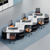 China Modern Commercial Office Furniture Customizable Modular Cubicle Partition Workstation for sale