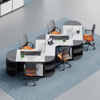 China Modern Commercial Office Furniture Customizable Modular Cubicle Partition Workstation for sale