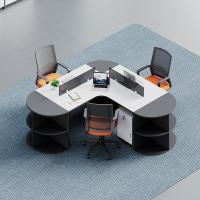 China Modern Commercial Office Furniture Customizable Modular Cubicle Partition Workstation for sale