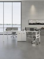 China Extendable Movable Office Desk Furniture Computer Partition Cubicles Workstation Desk for sale