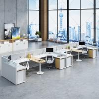 China ISO9001/ISO14001 Certified Modern Office Table Workstation for 4 Person Workstation for sale