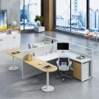 China ISO9001/ISO14001 Certified Modern Office Table Workstation for 4 Person Workstation for sale