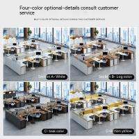 China ISO9001/ISO14001 Certified Modern Office Table Workstation for 4 Person Workstation for sale