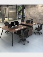 China Customizable 4-6 Person Desk and Chair Combination Workstation for Business Premises for sale
