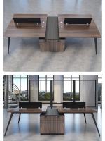 China Customizable 4-6 Person Desk and Chair Combination Workstation for Business Premises for sale