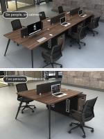 China Customizable 4-6 Person Desk and Chair Combination Workstation for Business Premises for sale