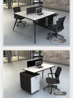 China Customizable 4-6 Person Desk and Chair Combination Workstation for Business Premises for sale
