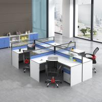 China Simple Office Workstation Combination of Desk Chair and Partition for Productivity for sale