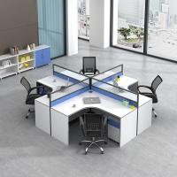 China Simple Office Workstation Combination of Desk Chair and Partition for Productivity for sale
