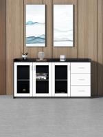 China Minimalist Design Assembled Wooden Custom Office Storage Cabinets for Firms for sale