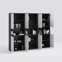 China Commercial Furniture Combination Lock Bookcase for Company Locker Archive File Cabinet for sale