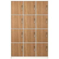 China Solid Wood PANEL Employee Locker with Locking Storage Room for Gym Bathroom Dormitory for sale