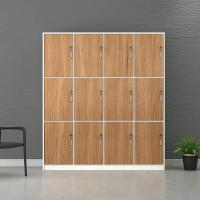 China Solid Wood PANEL Employee Locker with Locking Storage Room for Gym Bathroom Dormitory for sale