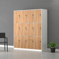 China Solid Wood PANEL Employee Locker with Locking Storage Room for Gym Bathroom Dormitory for sale