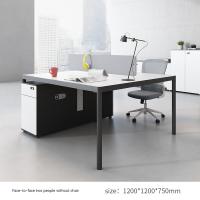 China Hotel Office Workstation Modern Simple Wooden High Grade Desk with Filing Cabinet for sale