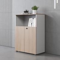 China Office Filing Cabinet Wood Office Drawer Cabinet Movable Three Drawer Office Cabinet With Door for sale