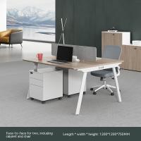 China Modern Office Furniture MDF Panel Office Tables and Chairs Set for Staff Desk for sale