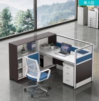 China Straight Hair Office Staff Work Table And Chair Combination for Office Screen Desk for sale