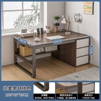 China Simple Modern Office Furniture Iron Wood Bedroom Workbench Desk for in Home Offic for sale