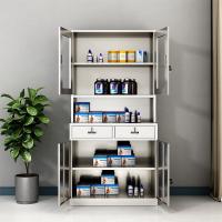 China 90*40*180cm Specifications Stainless Steel Medicine Cabinet for Hospital and Clinic for sale