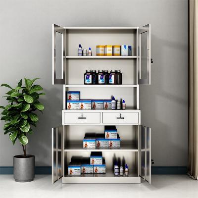 China 90*40*180cm Specifications Stainless Steel Medicine Cabinet for Hospital and Clinic for sale
