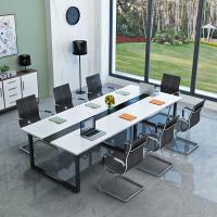 China End Boardroom Meeting Room Conference Table with Matching Chairs Set Customer Required for sale