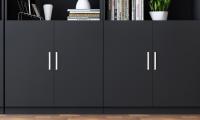 China Office Two Door Pantry Cabinet with Modern Design and T/T 30% Deposit 70% Balance for sale