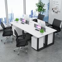 China Metal Legs Modern Multi-Person Desk Set for Customer Required Office Organization for sale