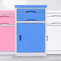 China Medical ABS Thickened Plastic Hospital Bedside Cabinet in Customized Color for General for sale