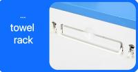 China Medical ABS Thickened Plastic Hospital Bedside Cabinet in Customized Color for General for sale
