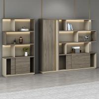 China Modern Office File Cabinet Wooden Boss Background Cabinet Set for sale