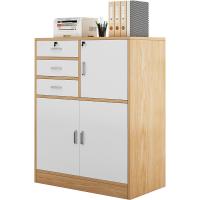 China Structure Assemble Structure Modern Office Wooden Drawer With Lock Mobile File Cabinet for sale