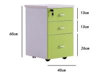 China Modern Furniture Style Solid Wood Lockable Office File Cabinet with Push-pull Design for sale
