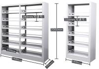 China Office Furniture Steel Bookshelf for School Library Double Single Side Payment Term T/T for sale