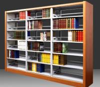 China Office Furniture Steel Bookshelf for School Library Double Single Side Payment Term T/T for sale