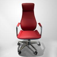 China Office Building Chair with Ergonomic Design and Synthetic Leather Material Business for sale